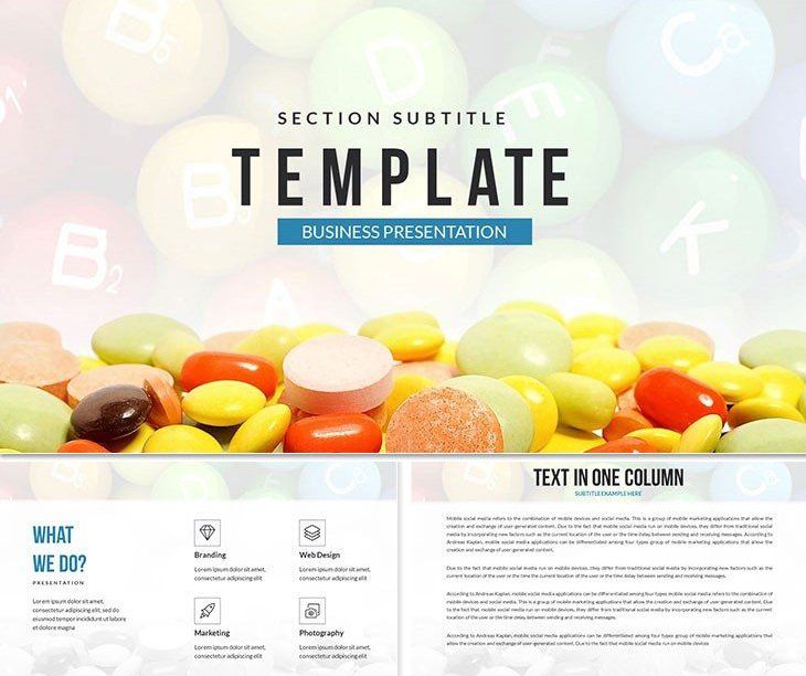Vitamin PowerPoint template