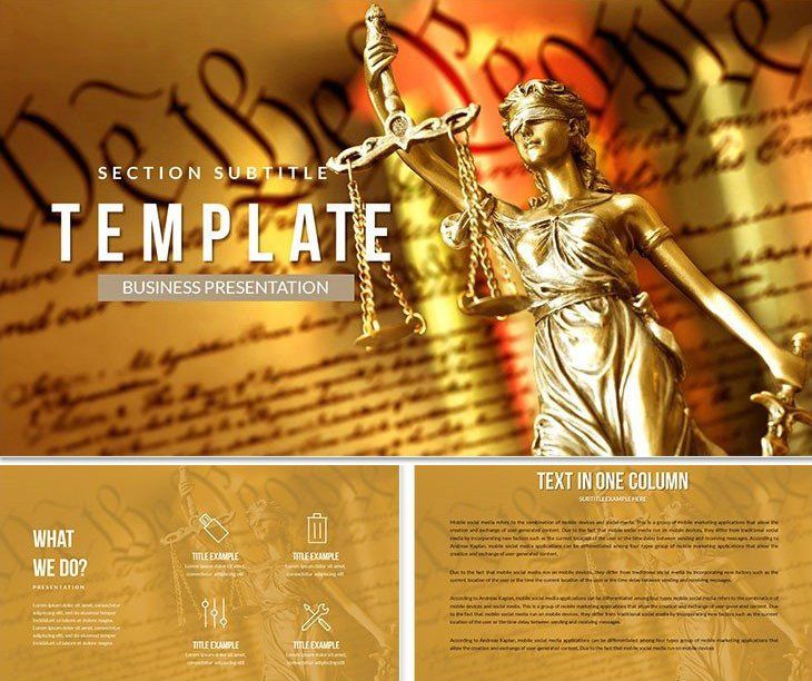Administrative Law PowerPoint Template