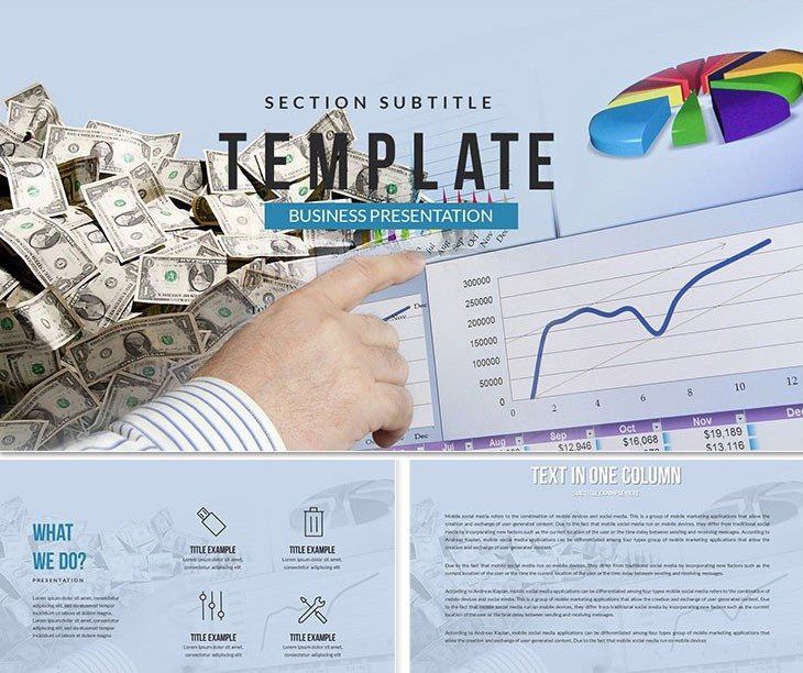 Investment Money Market PowerPoint Template 28 Slides