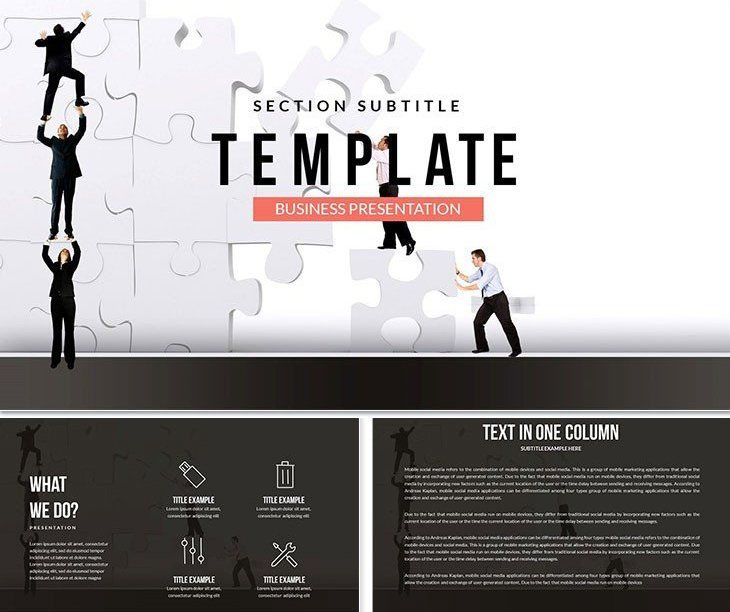 Business Management PowerPoint Template for Presentations