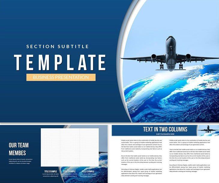 Plane Tickets PowerPoint templates Presentation