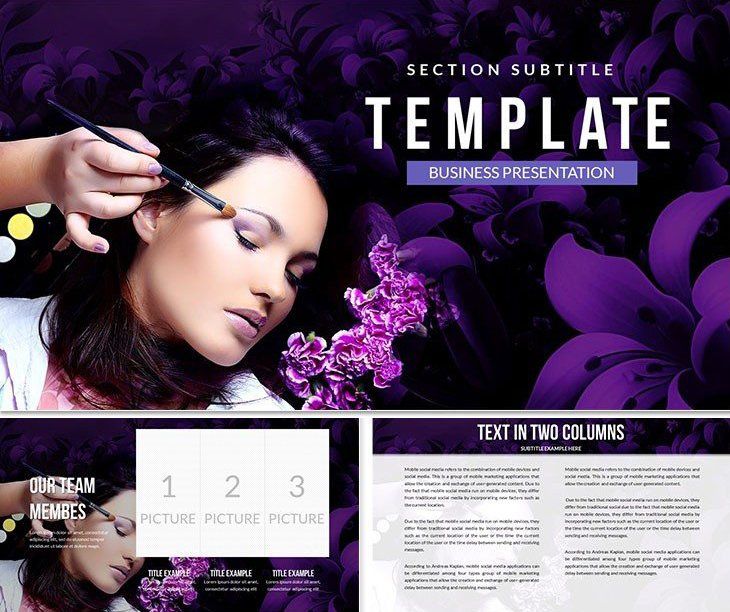 Make-Up Cosmetics PowerPoint Template
