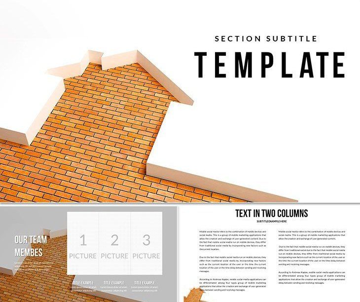 House Construction PowerPoint Template: Presentation
