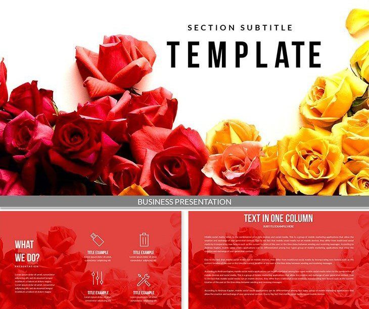 Floral Arrangements PowerPoint templates