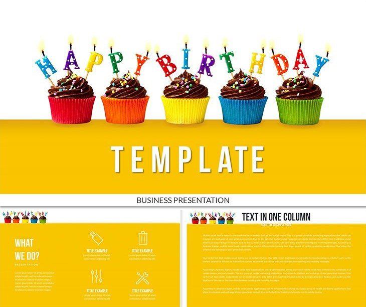 Birthday Party Project PowerPoint templates