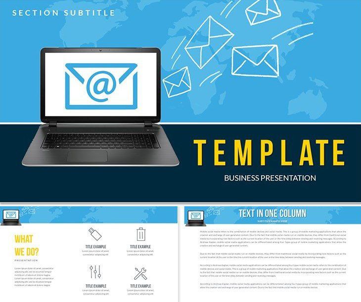 Sending Email PowerPoint Templates