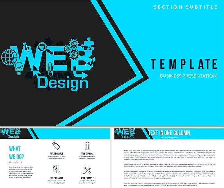 Web Design Studio PowerPoint templates