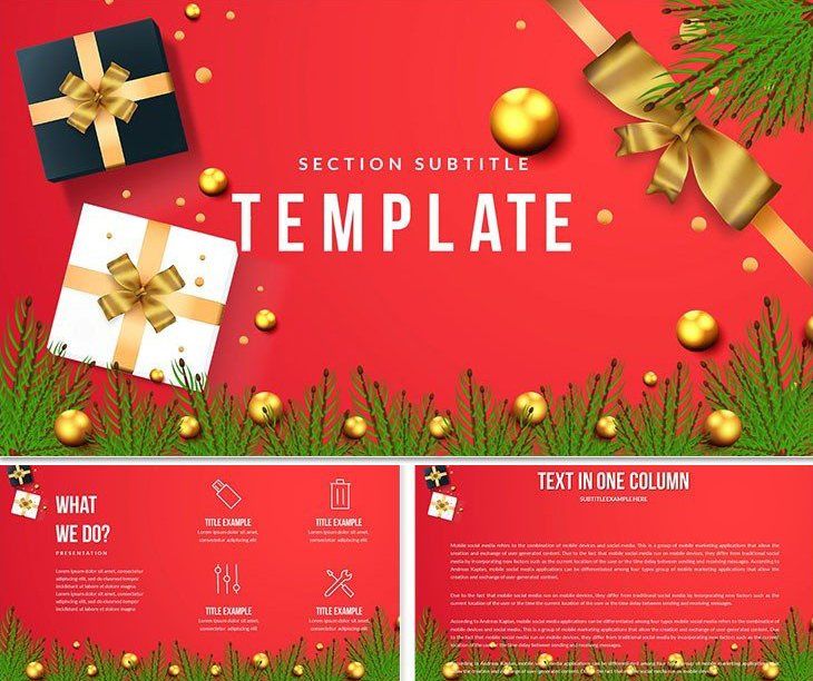 Choose Gift for Christmas PowerPoint templates
