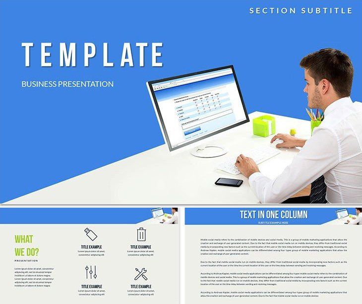 Customer Service Manager PowerPoint templates