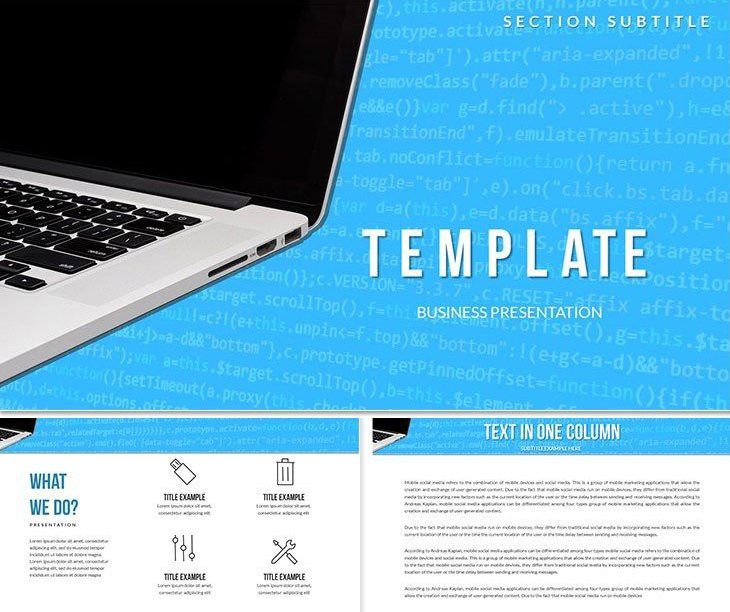 Comprehensive Software Training Plan PowerPoint Template - Engage and