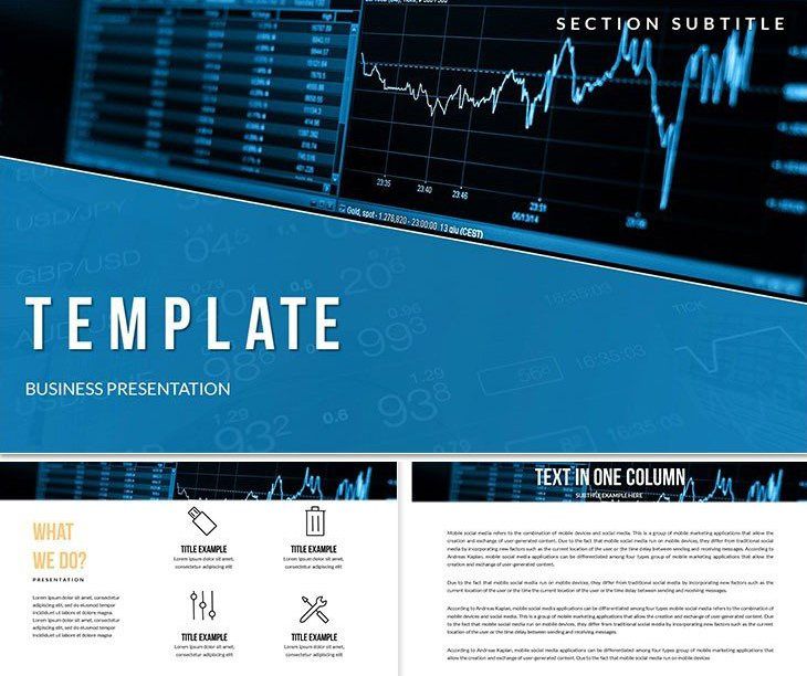 Stock Exchange Platform PowerPoint Template Presentation