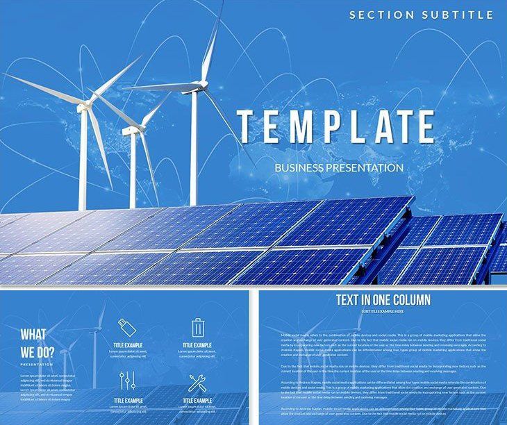 Wind and Solar Energy PowerPoint Template