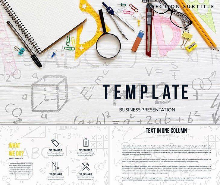 Workbook Lessons PowerPoint templates