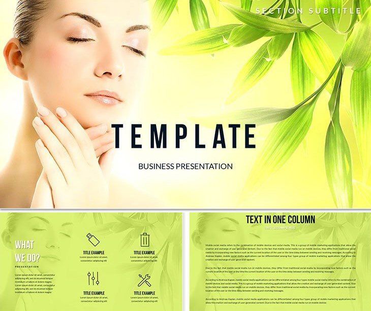 Beauty and Facial Care PowerPoint templates