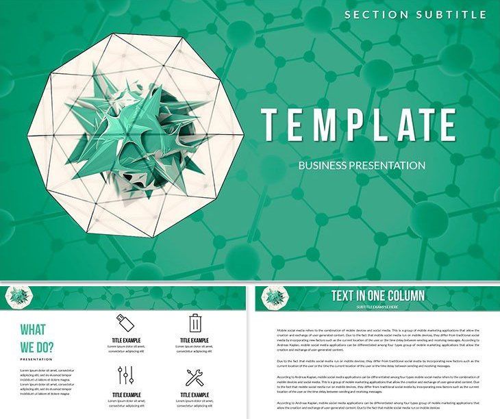 Object Modeling PowerPoint template
