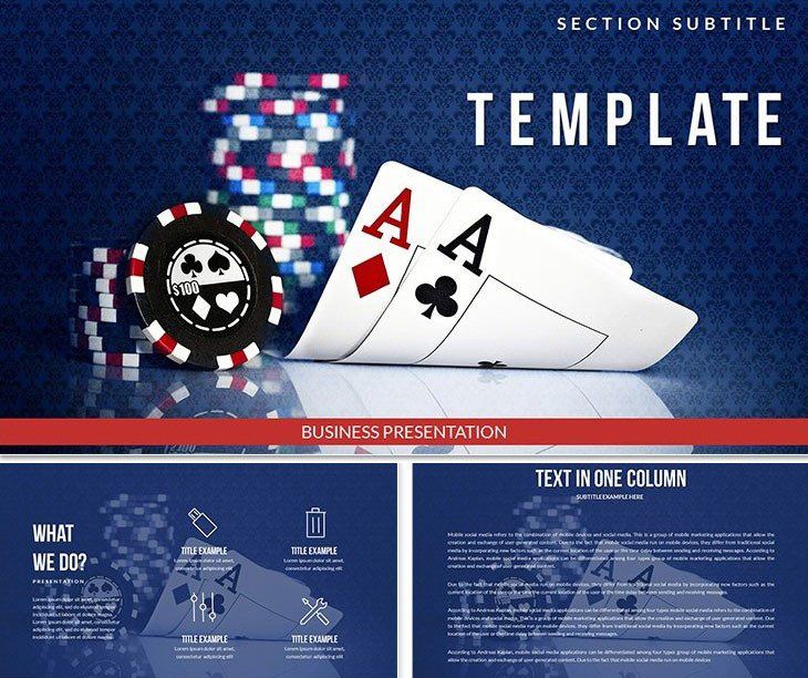 Card Games - Play cards PowerPoint templates