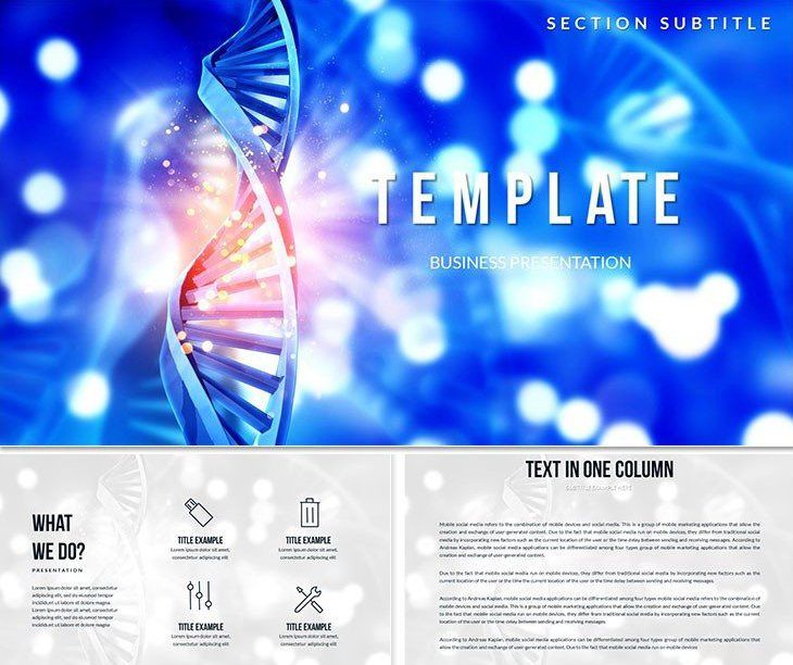 Genetic Code PowerPoint templates