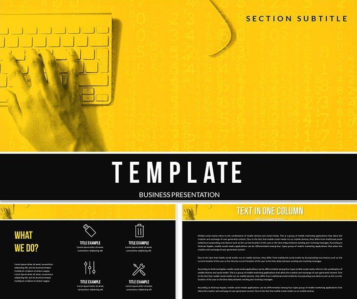 Computer Technician PowerPoint templates