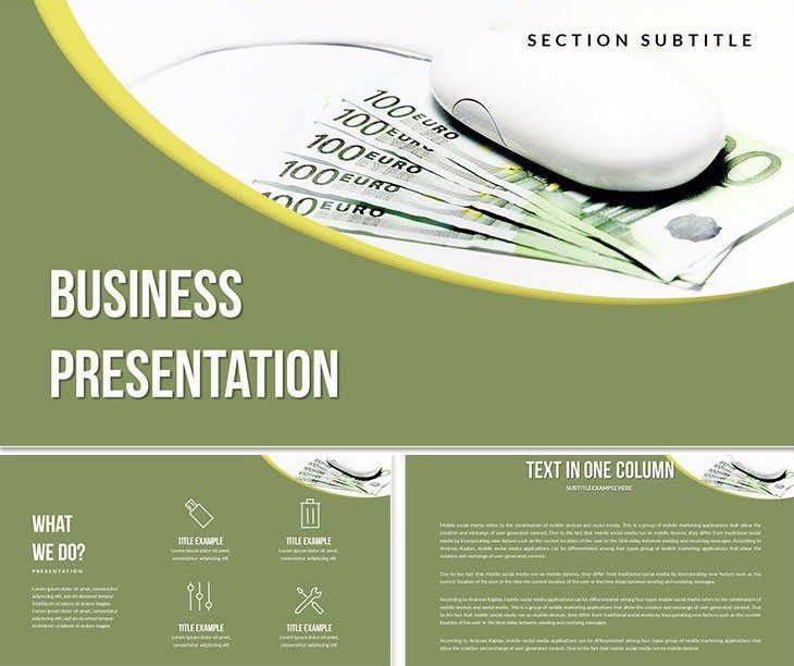 Online Sale PowerPoint Template for E-Commerce Marketers