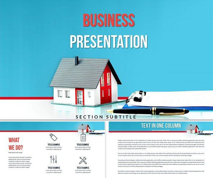 House Rental Lease Agreement PowerPoint Templates
