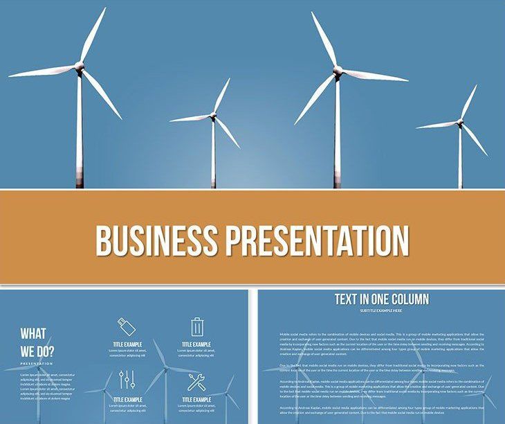 Wind Power and Renewable Energy PowerPoint Template for Pros