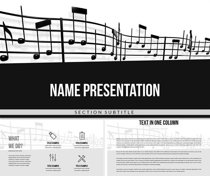 Guide to Musical Notation: An Interactive PowerPoint Presentation Template