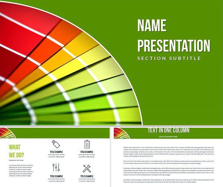 Color Palette PowerPoint Template - Professional Design | Download Now