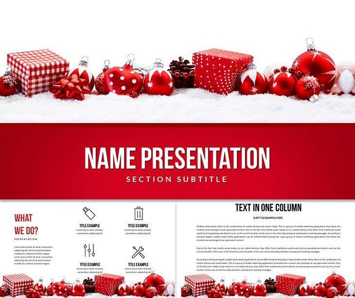 Free Christmas Presents PowerPoint Template - Download Presentation