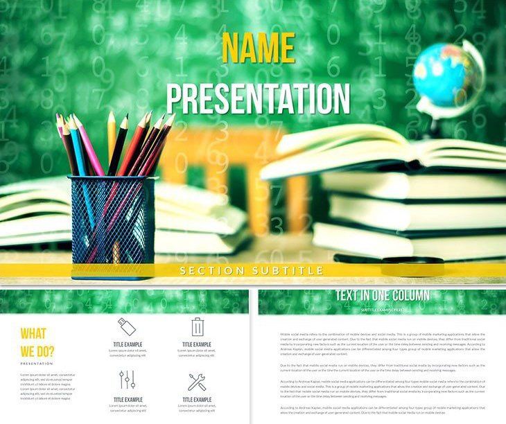 Study Program PowerPoint Template for Educators