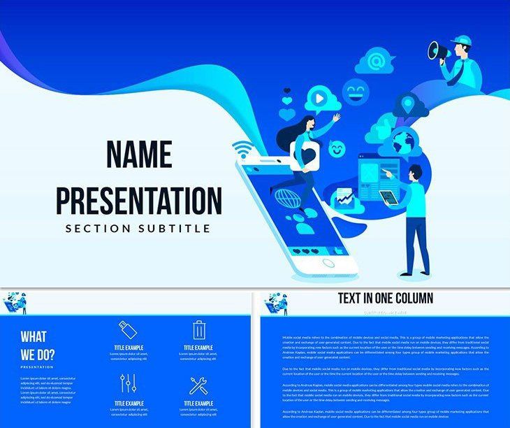 Smartphone PowerPoint Template Presentation