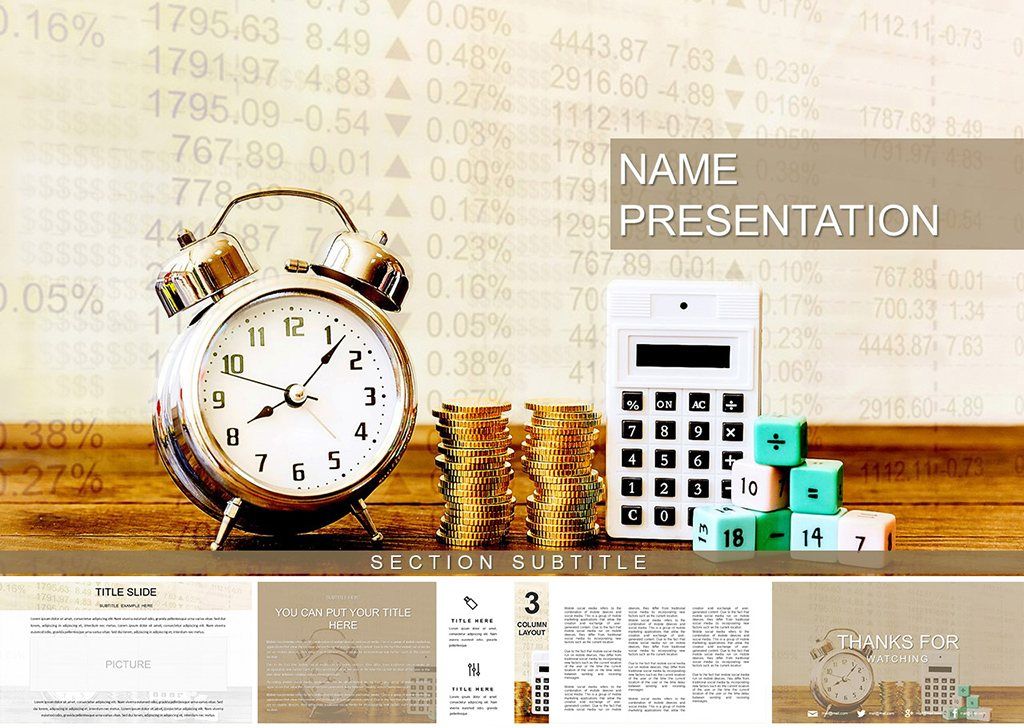 Budget Spreadsheet PowerPoint Template Presentation