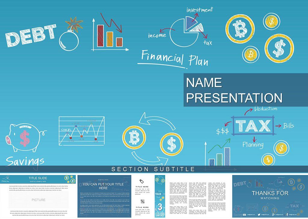 Debt Management PowerPoint template
