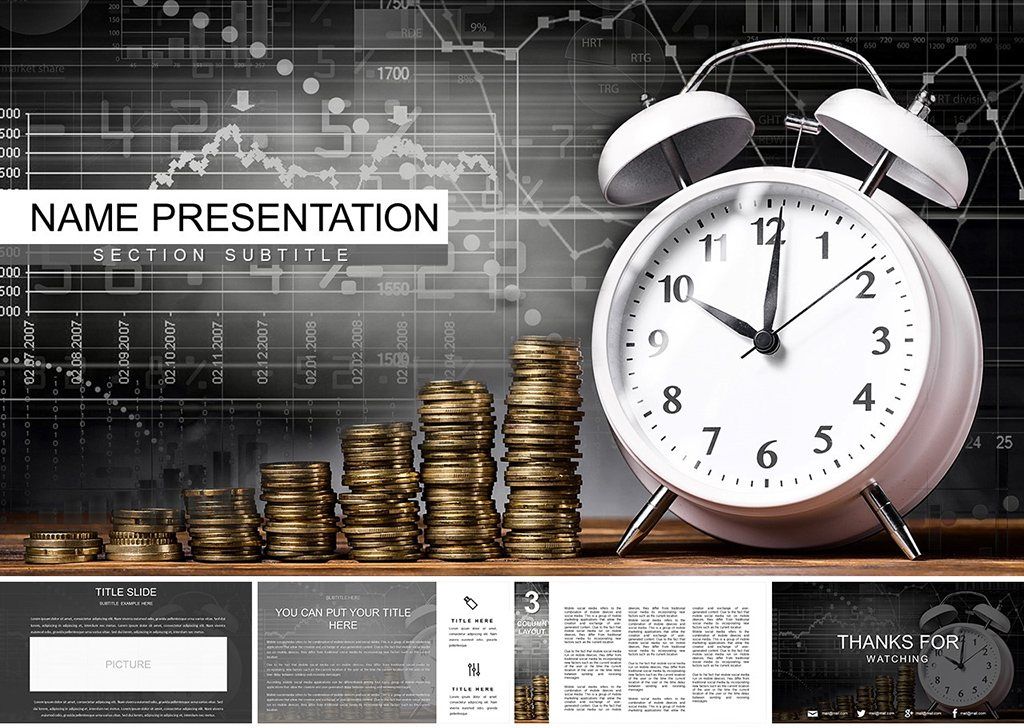 Show Business Hours PowerPoint template