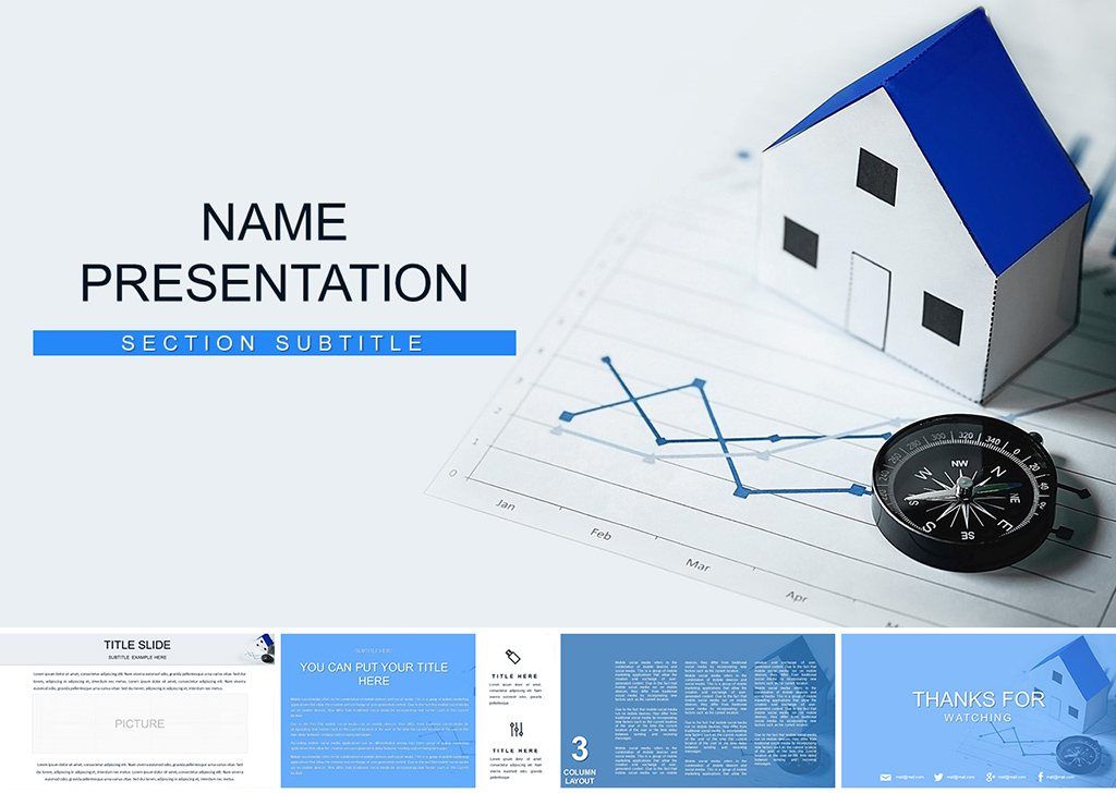 Professional House and Apartment Rental PowerPoint Template