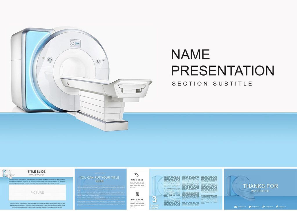 Magnetic Resonance Imaging PowerPoint template