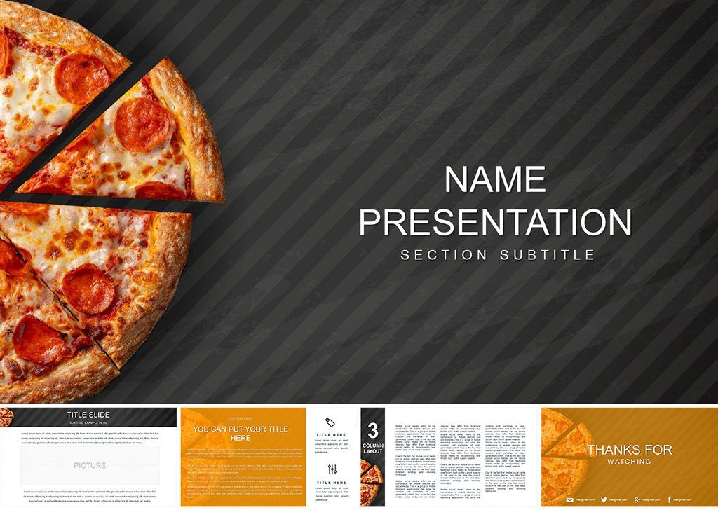 Pizza Delivery PowerPoint Template - Professional Presentation Slides