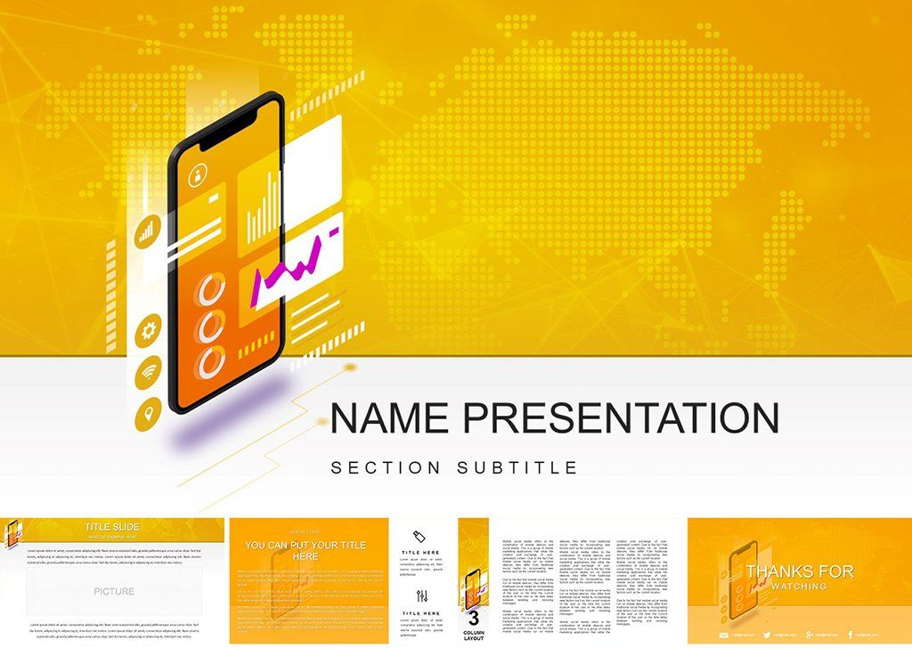 Mobile App Development PowerPoint template