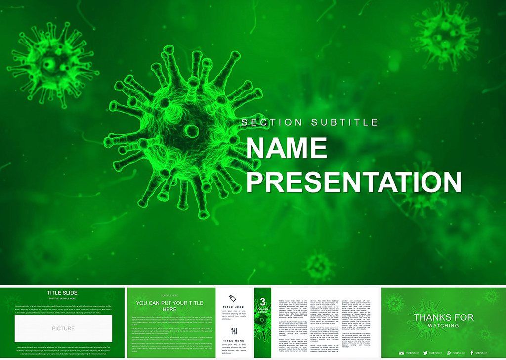 Virus Presentations PowerPoint Template