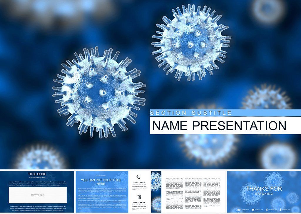 Presentation Template on Infectious Diseases: PowerPoint Template