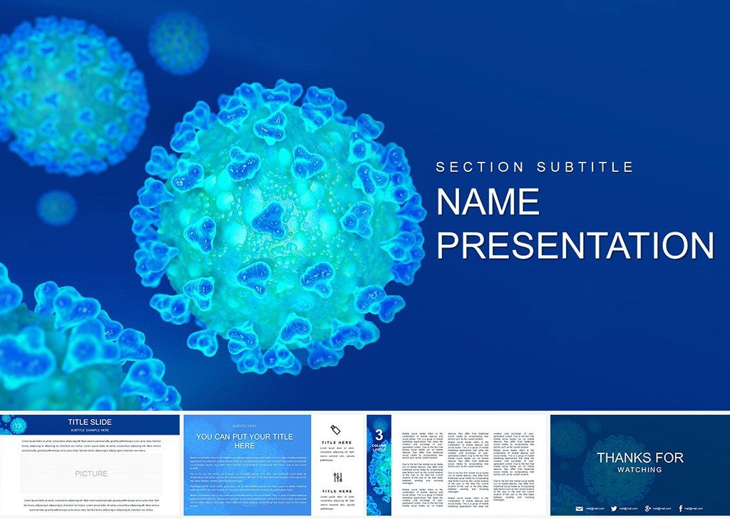 Viral PowerPoint Template: A Creative and Dynamic Way to Present Your
