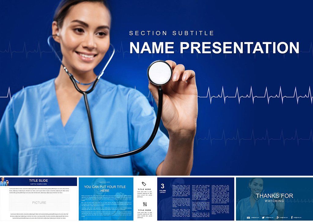 Doctor Medicine PowerPoint Template | Infographic Presentation