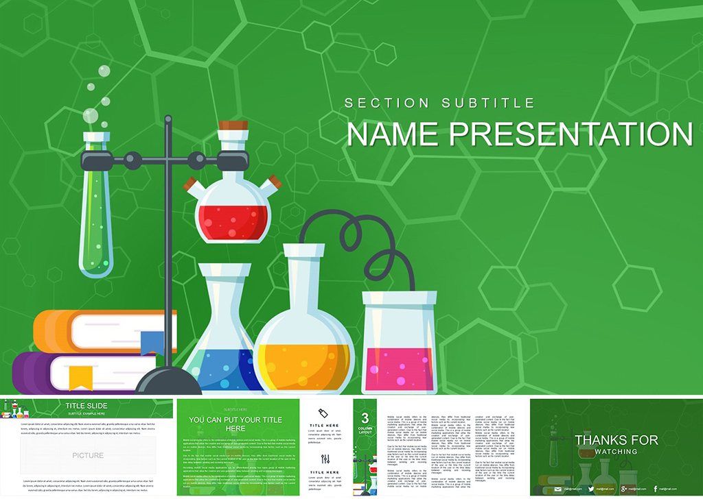 Chemical Laboratory Technician PowerPoint template