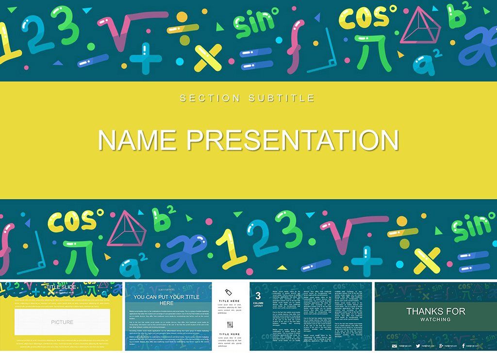 Math Playground PowerPoint template