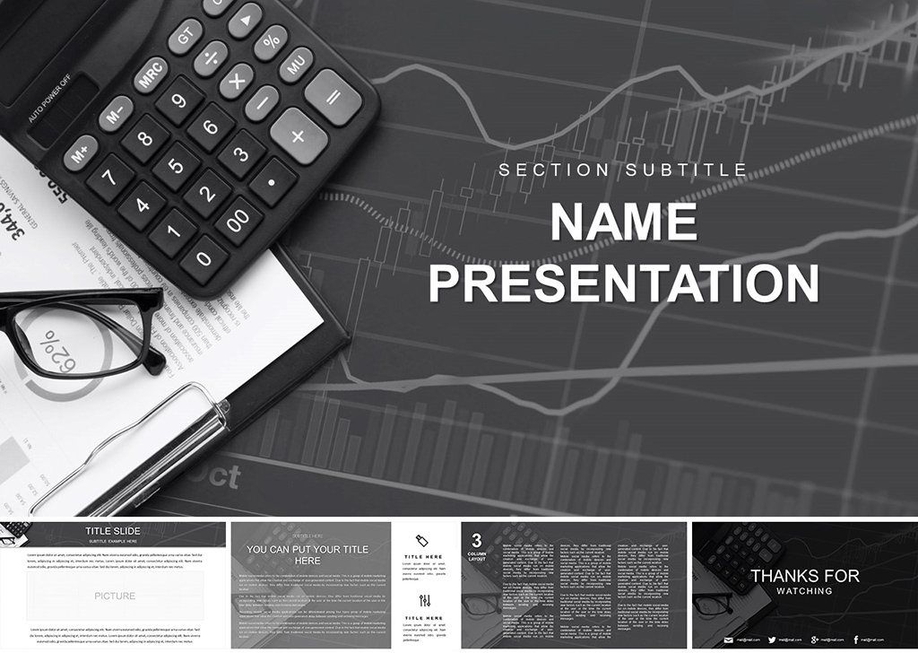 Financial Calculations PowerPoint Template: Presentation