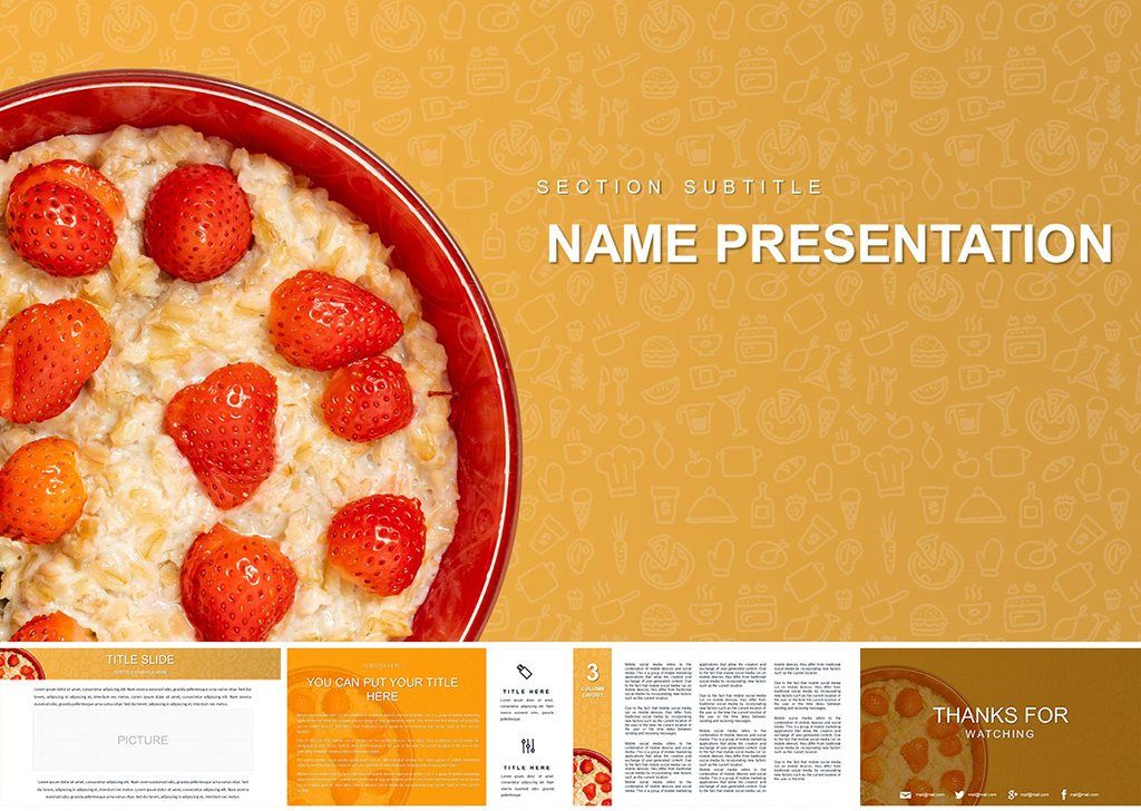 Download Porridge Recipe PowerPoint Presentation Template