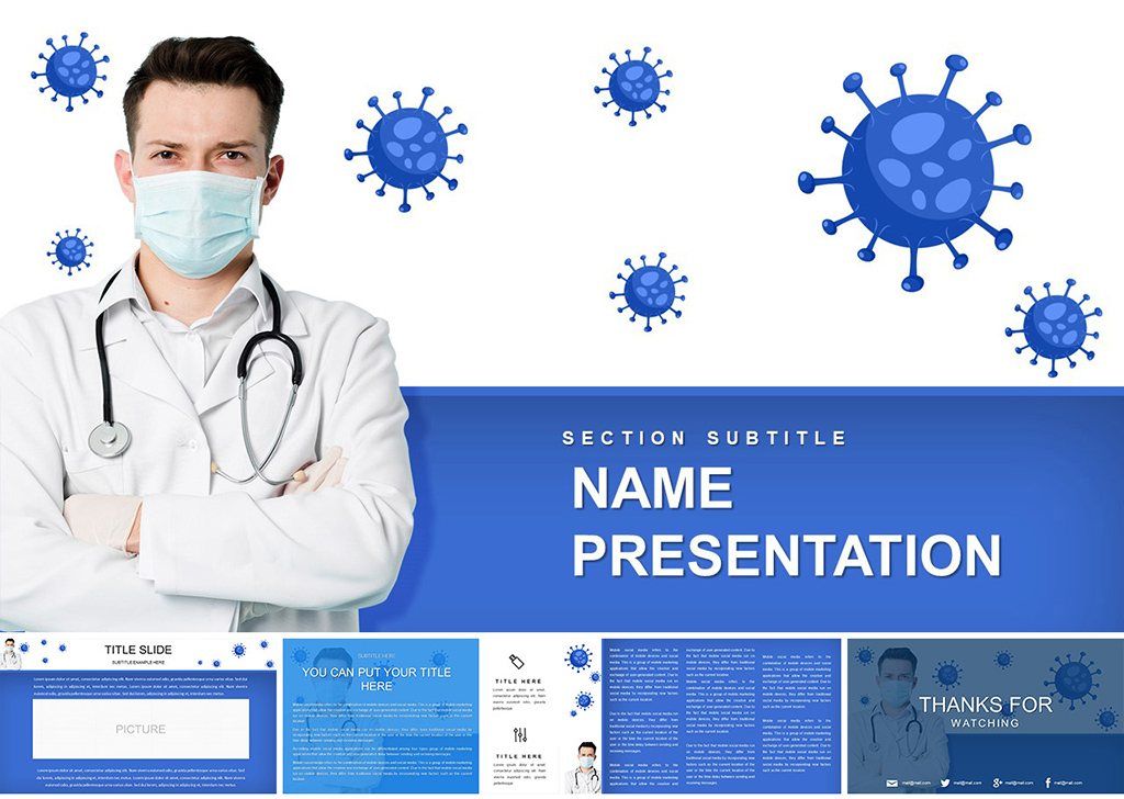Medical Presentation: Virus Symptoms PowerPoint Template