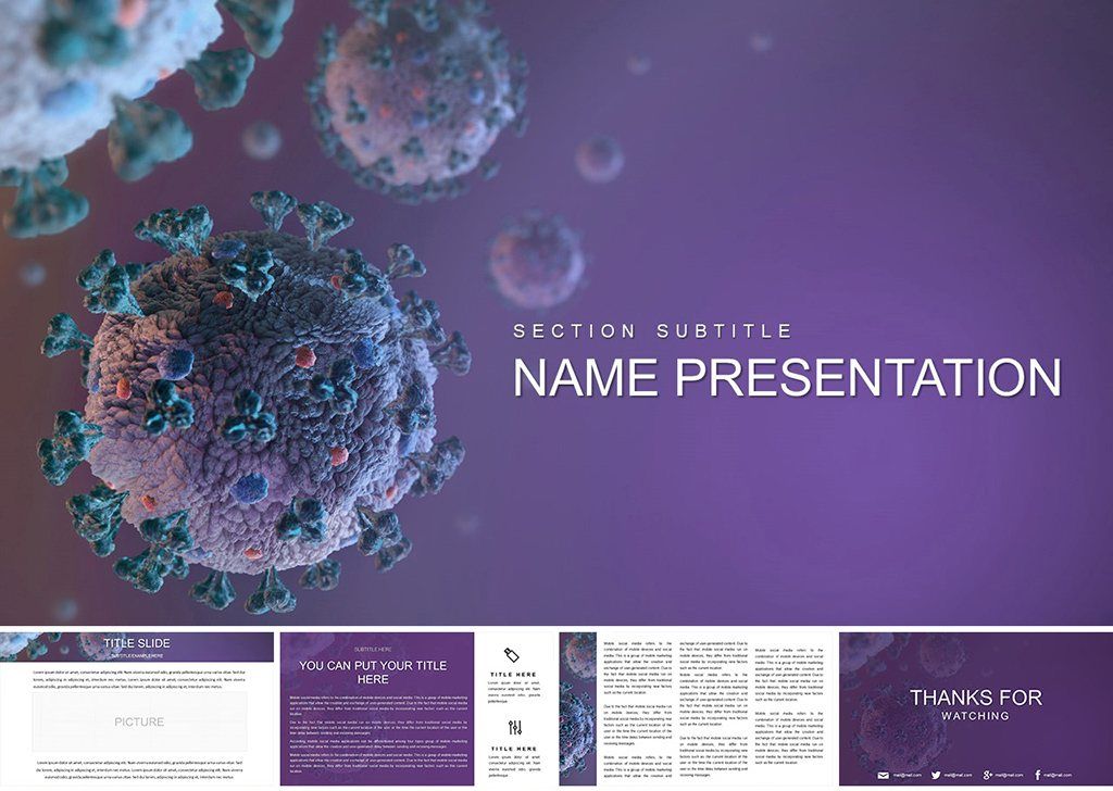 Viral Infection Treatment PowerPoint Templates