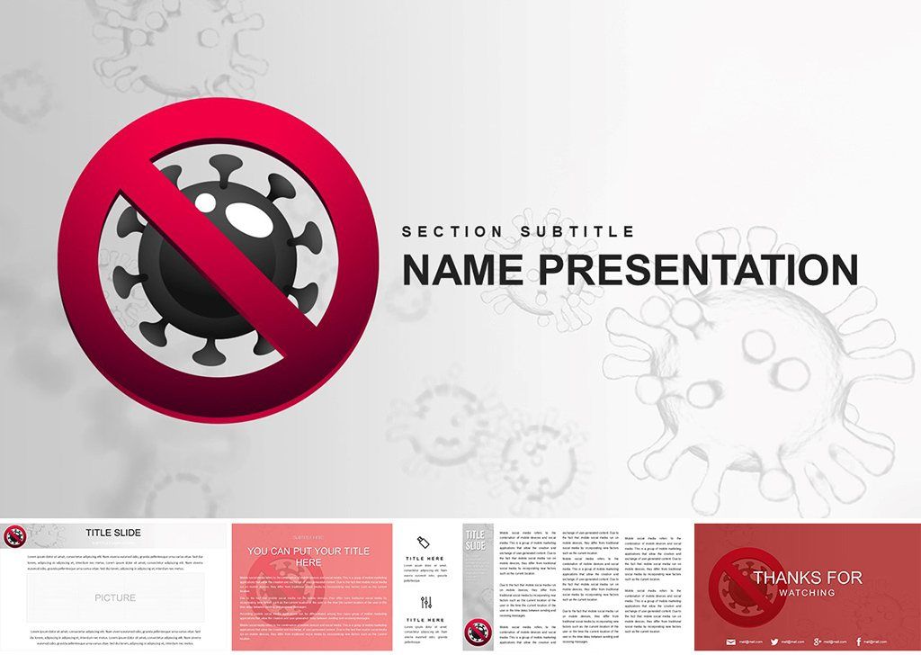 Viral Resistant PowerPoint Template - Customizable and Professional