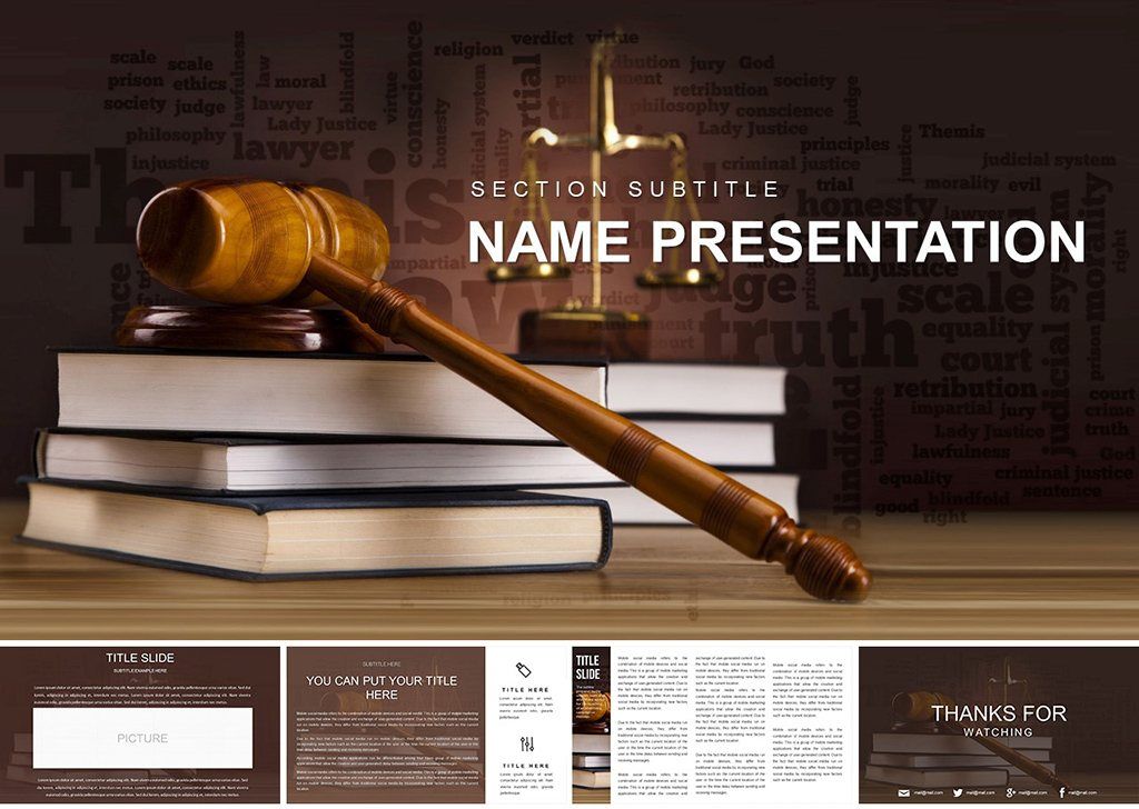 Law Court PowerPoint templates