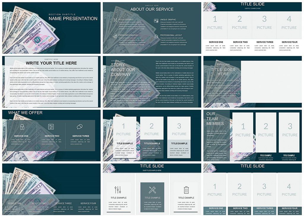 Finance Money PowerPoint Template: Pro Financial Charts